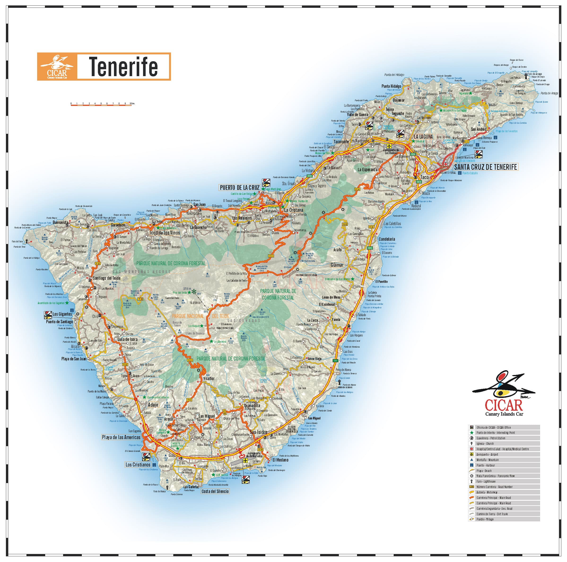 L'Espagne : Les iles Canaries : Tenerife