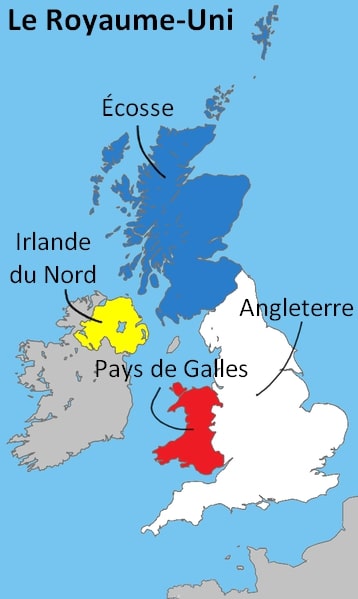 Carte du Royaume-Uni avec les îles : page 2