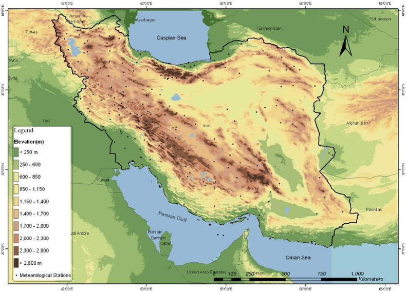 Cartograf.fr : Carte de l'Iran : page 2