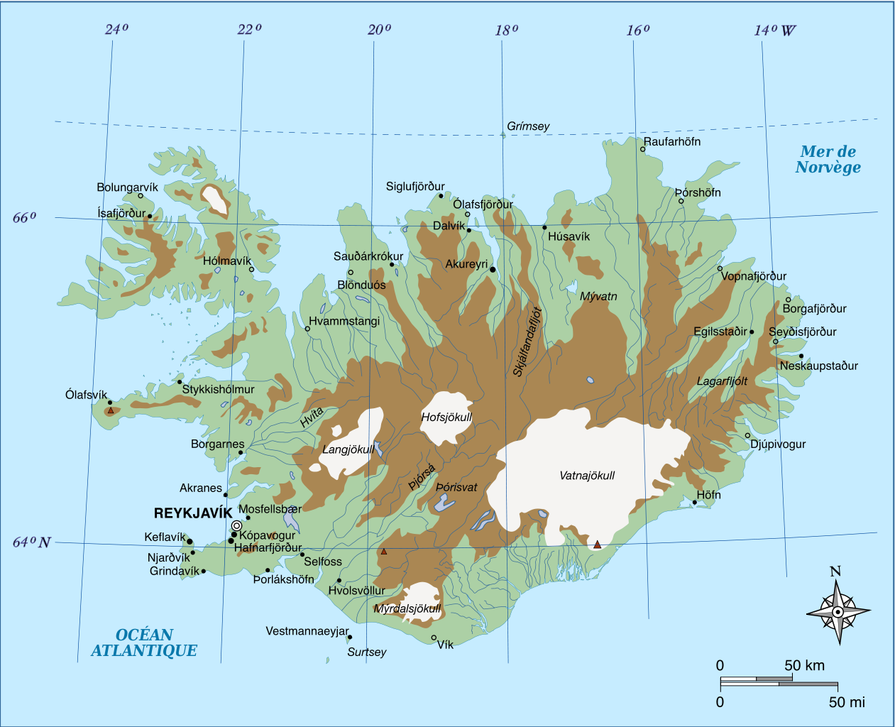 Cartograf.fr : Carte Islande