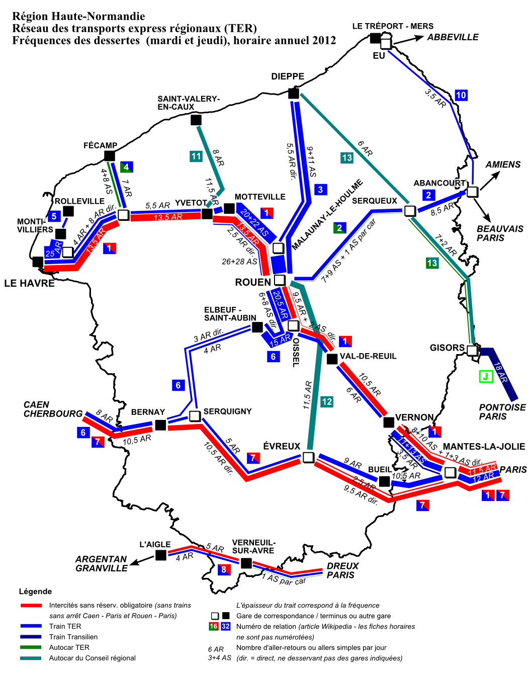 Cartograf.fr : Les régions de France : La Haute-Normandie : page 2