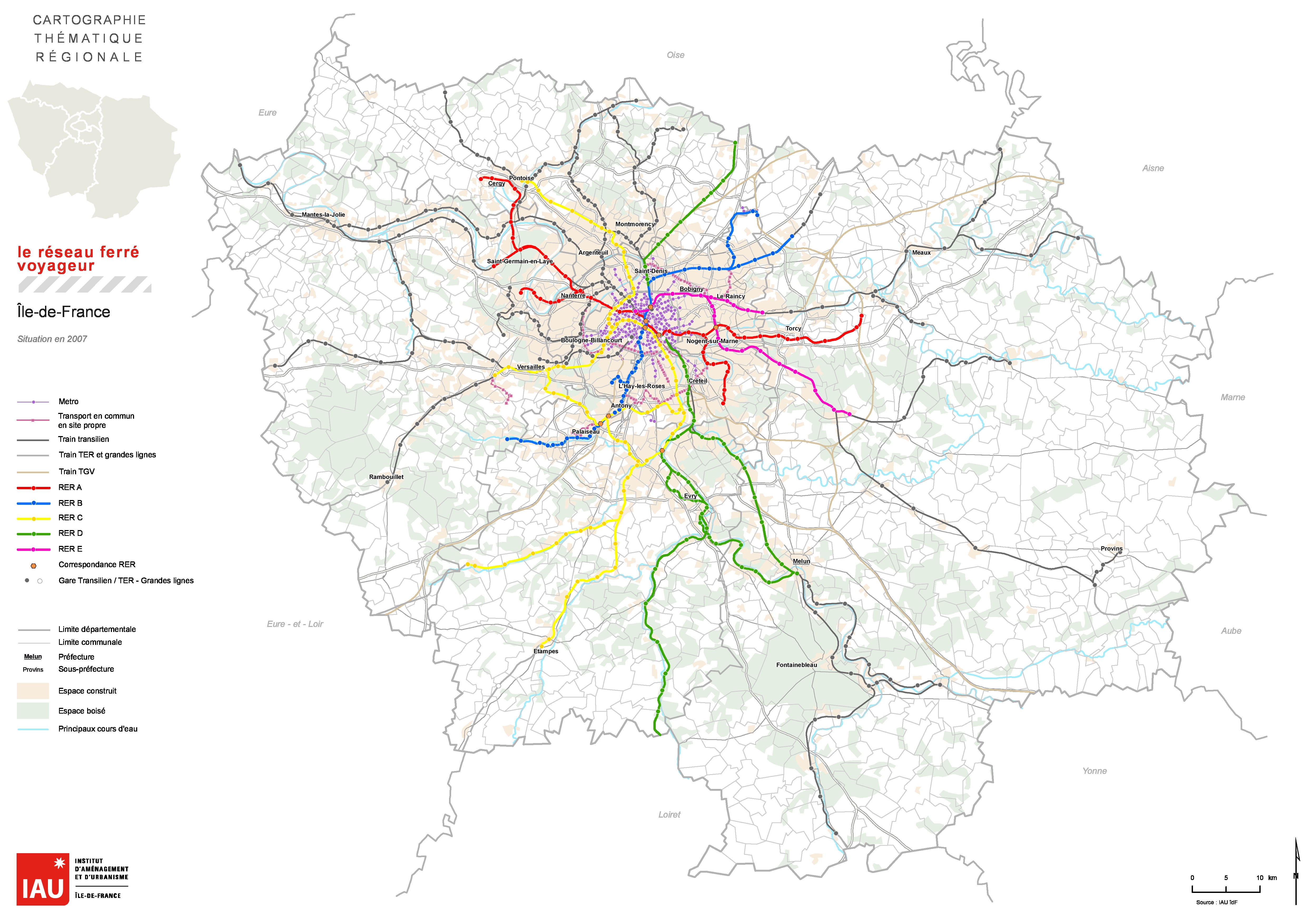 Carte Rer Paris le De France Transports Paris Et En Ile de France Carte Rer Paris le De France Transports Paris Et En Ile de France