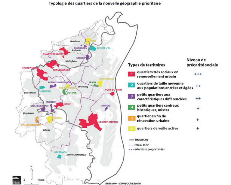 Cartograf.fr : Carte de Strasbourg